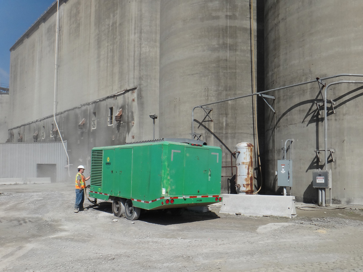 Silo Cleaning Photo Gallery | USA Silo Service